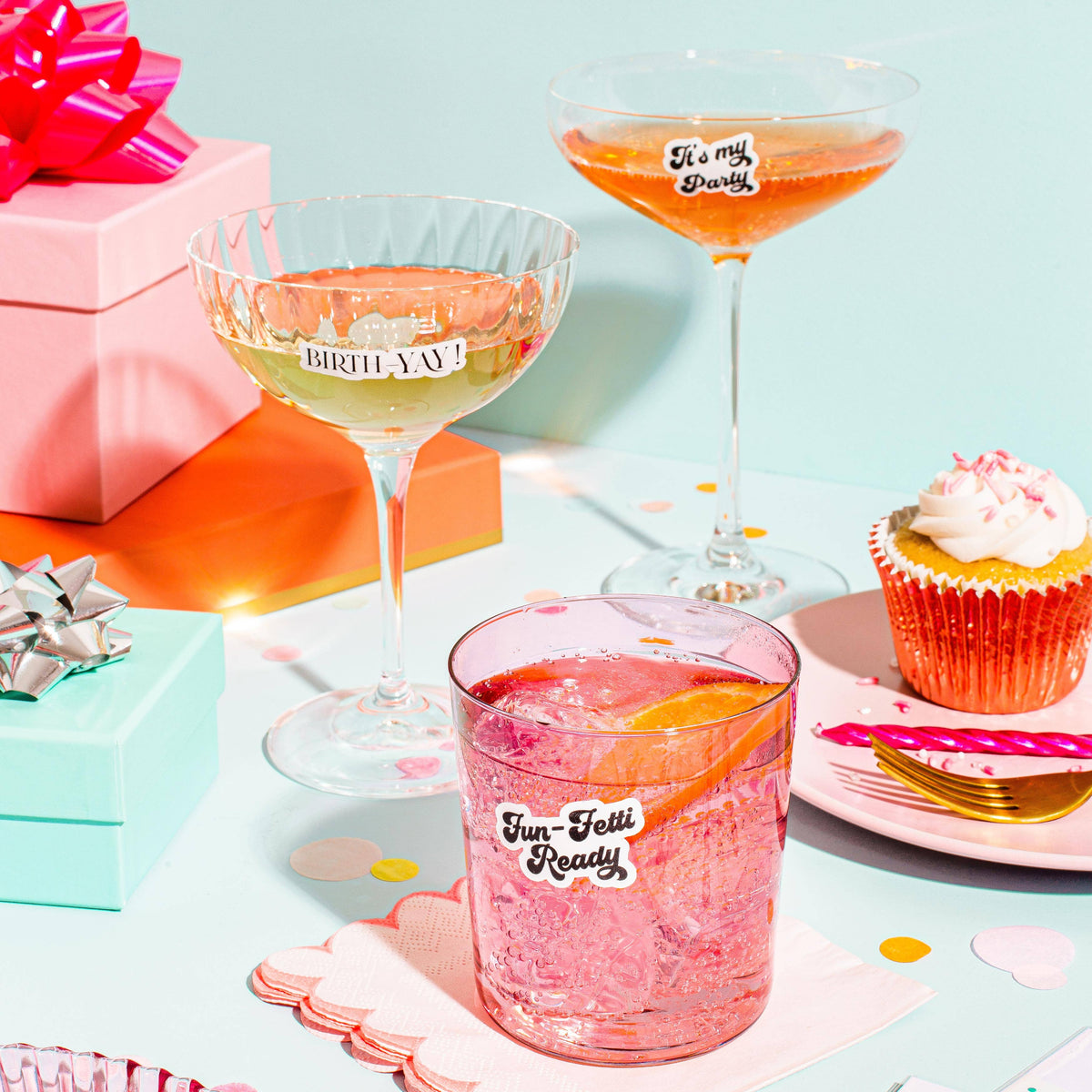 Birthday Drink Markers – Soirée Party Boutique